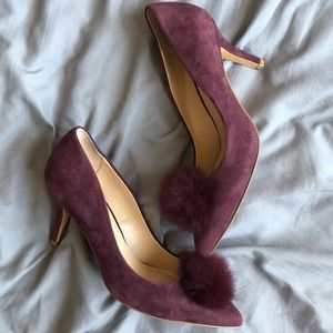 Charles David | Shoes | New Charles David Pom Pom Heels Pumps | Poshmark